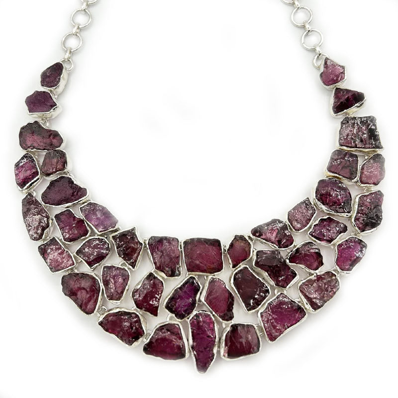 Luxe Multi Ruby Quartz Necklace Boho Jewels – Stoned Hilda